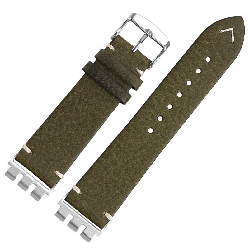 Italian Cowhide Watch Strap for Swatch YVS420 YVS454 YVS451 21mm ...