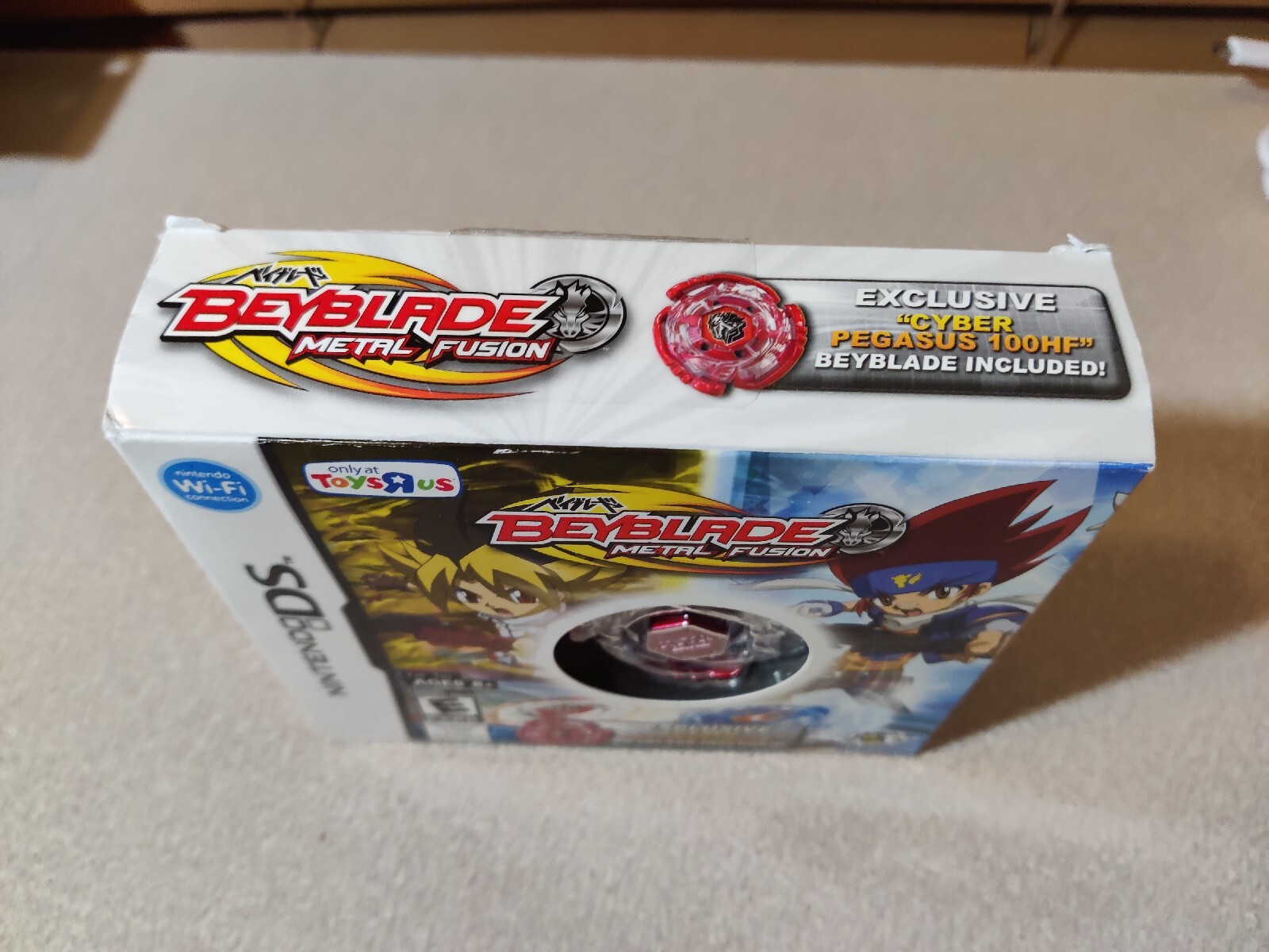 Hudson Nintendo DS BEYBLADE Metal Fusion exclusive Cyber Pegasus 100HF ...