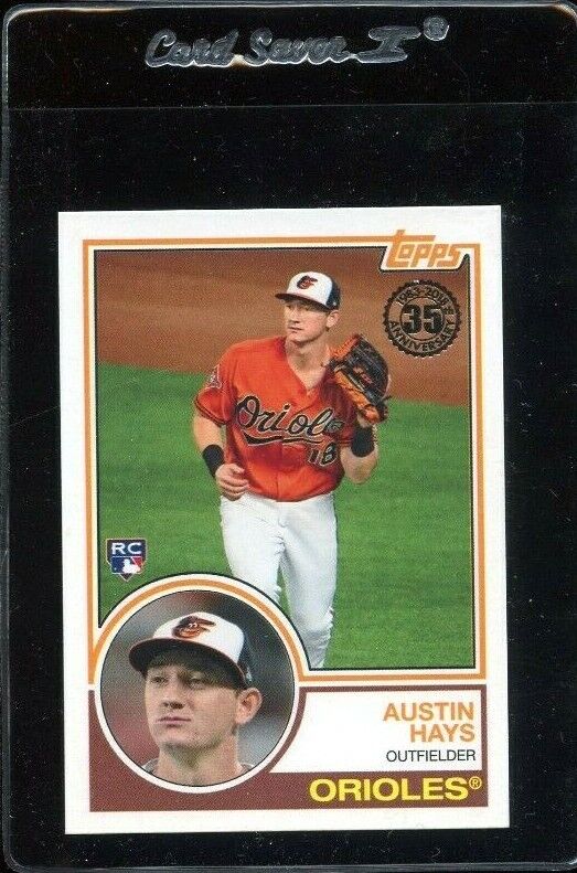 2018 TOPPS 35TH ANNIVERSARY #83-5 AUSTIN HAYS ROOKIE RC BALTIMORE ...