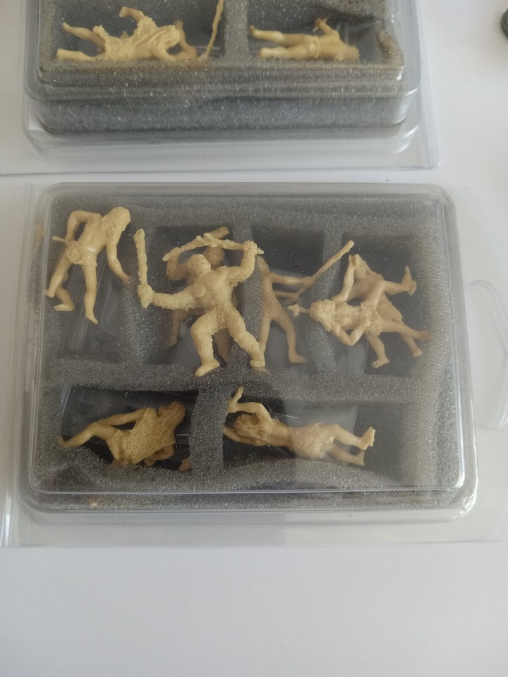Cavemen Hunters Prehistoric Figure Set LOT 1/72 HO Scale | eBay