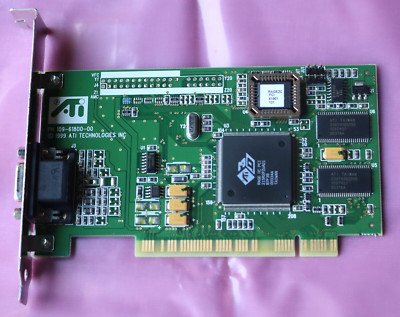 1999 ATI TECHNOLOGIES 109-61800-00 PCI GRAPHICS VIDEO CARD MODULE BOARD ...