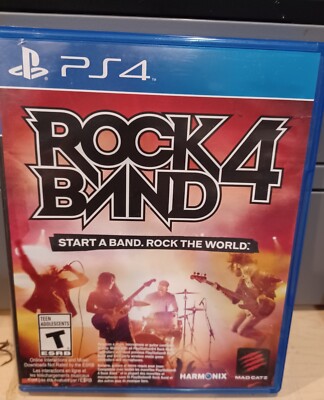 Rock Band 4 PlayStation 4 PS4 Tested & Working (Game Disc Only ...