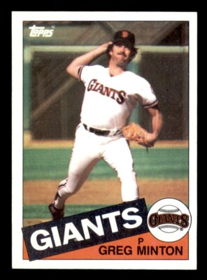 1985 Topps Baseball #45 Greg Minton NM or Better *cc1 | eBay