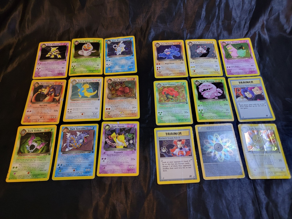Complete Team Rocket Set ALL of the 83/82 Pokemon Cards Including The ...