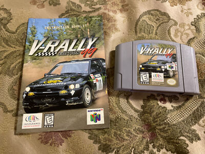 V-Rally Edition 99 (Nintendo 64, 1997) N64 Authentic W/manual Nice ...