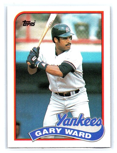 1989 Topps #302 Gary Ward Baseball New York Yankees | eBay