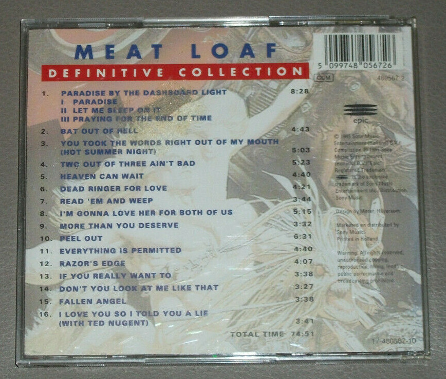 MEAT LOAF CD COMPILATION " DEFINITIVE COLLECTION " | eBay.de