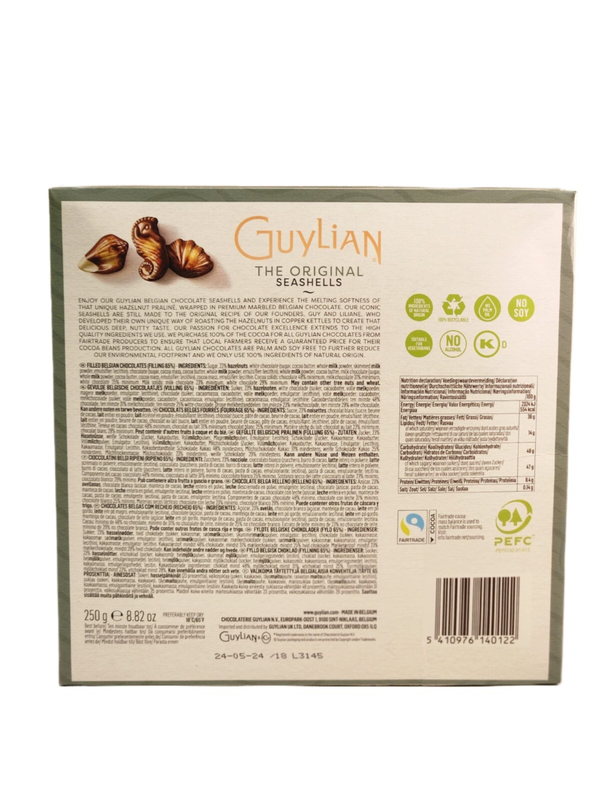Guliyan Temptation: Savor the Richness of Seashell Belgian Chocolate ...
