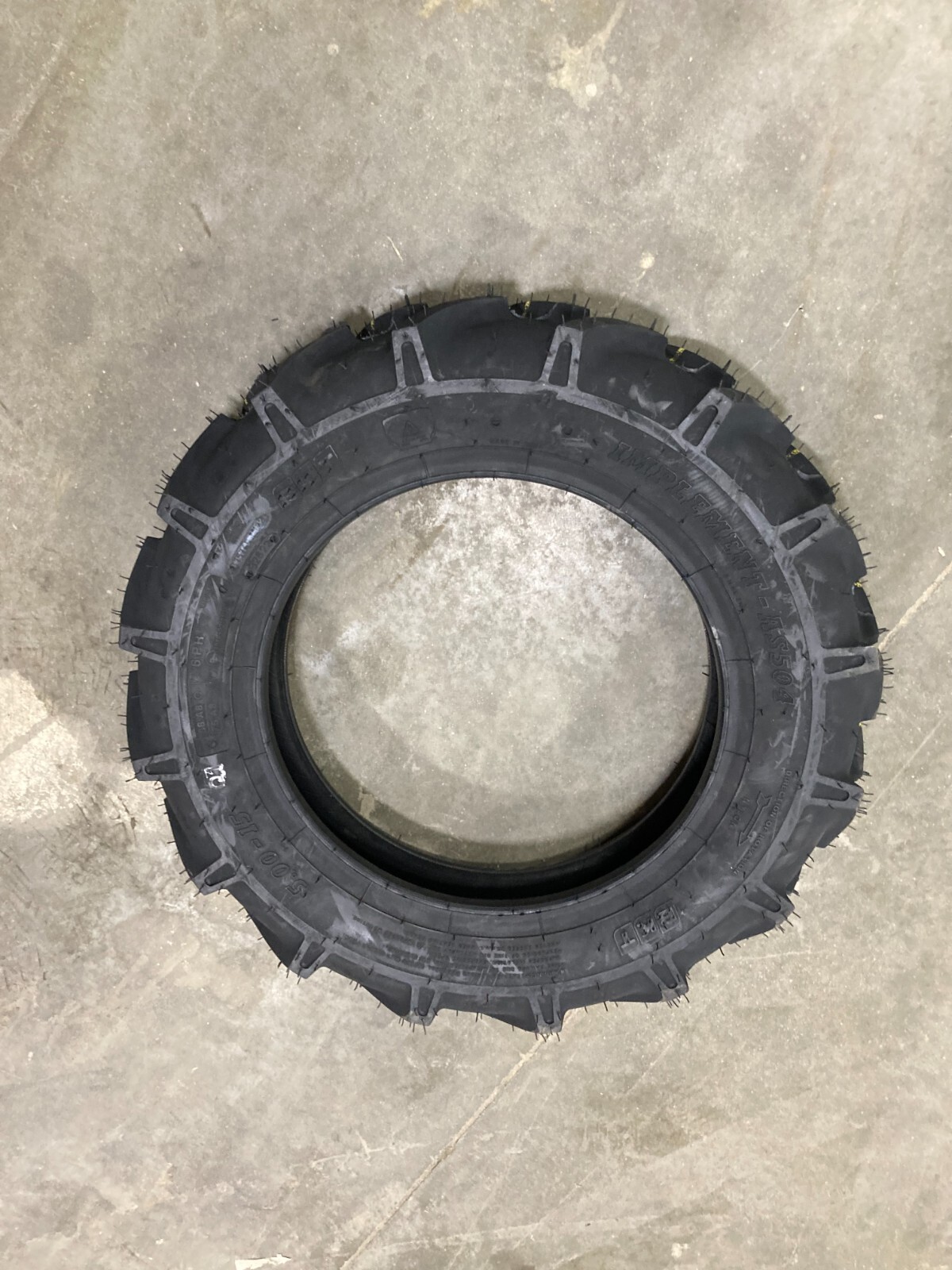 2 NEW 5.00-15 BKT HAY RAKE COMPACT TRACTOR TIRE LUG 500 15 R1 | eBay