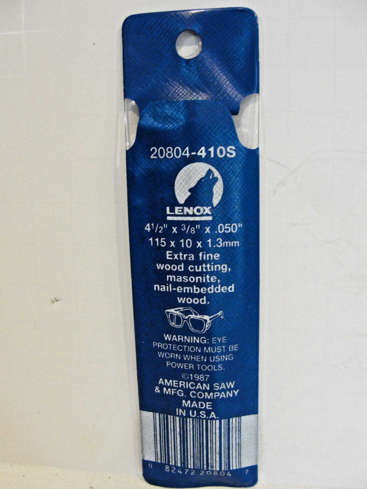 Lenox 4-1/2" x 3/8" x .050" Extra Fine Blades, 20804-410S | eBay