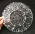 Vintage Clear Pressed Glass Plate 9-1/4 Inch | eBay