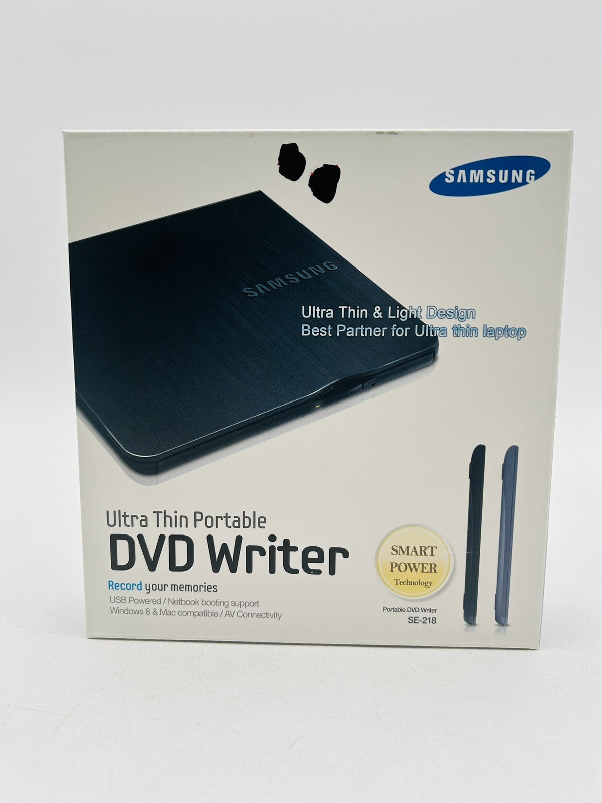 Samsung USB 2.0 Ultra Portable External DVD Writer Model SE 218 CB RSBS ...