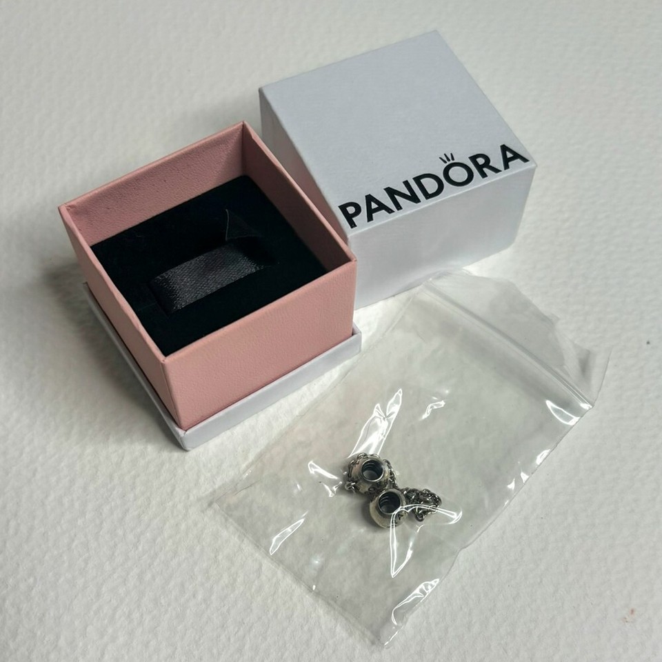 Pandora Sterling Silver Signature Safety Chain - 791877-05 | eBay