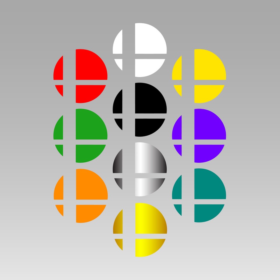 Super Smash Bros Smash Ball 4 Inch Vinyl Decal Nintendo Sticker ...
