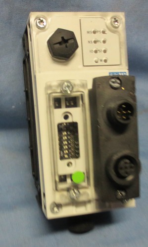 FESTO CPX-GE-EV-S INTERLOCKING MODULAR TERM. BLOCK w/ CPX-FB11 + FBA-2 ...