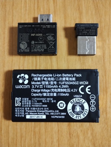 Wacom Wireless Accessory Kit ACK-40401 Genuine For Intuos & Bamboo ...