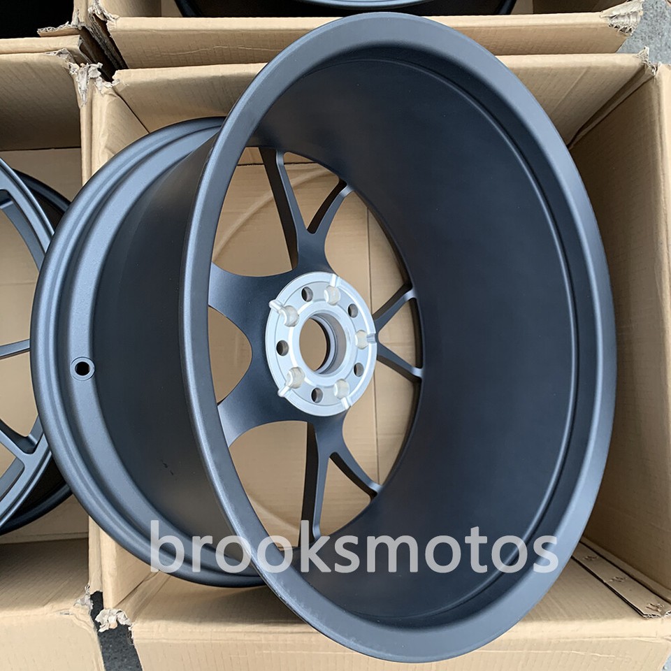 FOR ALFA ROMEO GIULIA 18" SATIN GUNMETAL FORGED WHEELS RIMS 18X7.5 SET ...