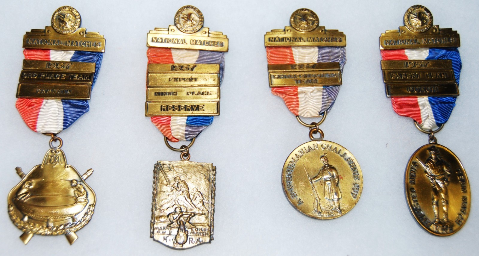 National Match Team Trophy Shooting Medals, 1957 NRA & NBPRP | eBay