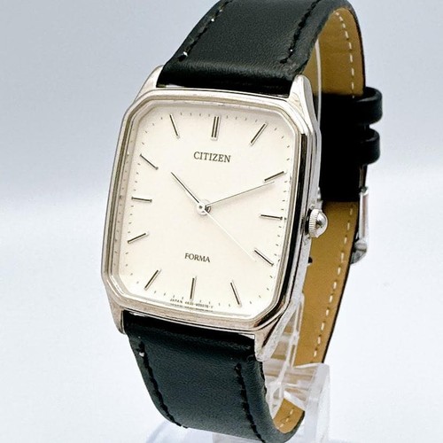 Citizen Forma Men s Watch Vintage Square Quartz Good Working Condition ...