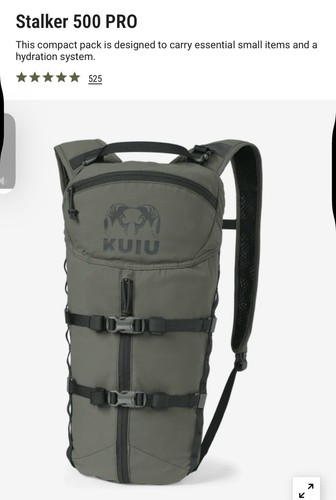 Kuiu 500 Pro Stalker Day Pack Green, Lightweight Hunting Backpack | eBay