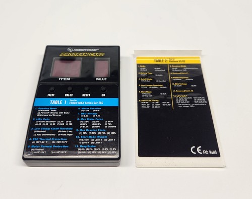 Hobbywing LED Program Card HWA30501003 - HobbyKing Cayote Exalt Reedy ...