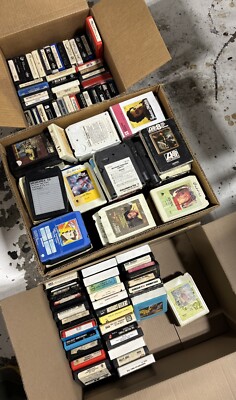8 Track Tapes Big Lot 100+ Tapes | eBay