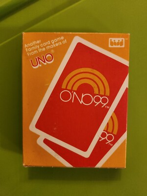 O'no 99 Card Game International Games Vintage 1982 UNO Family, New In ...