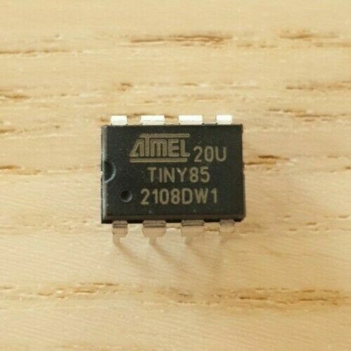 3pcs Attiny85-20pu Atmel AVR Microcontroller With 8pin DIP Socket for ...