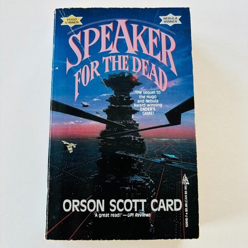 Orson Scott Card SPEAKER FOR THE DEAD Ender's Quintet 1987 Inscribed ...