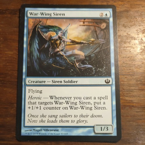 WAR-WING SIREN Journey into Nyx MTG Blue Creature — Siren Soldier Com ...
