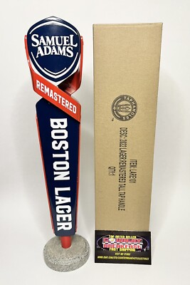 Samuel Sam Adams Boston Lager Remastered Logo Beer Tap Handle 13” Tall ...