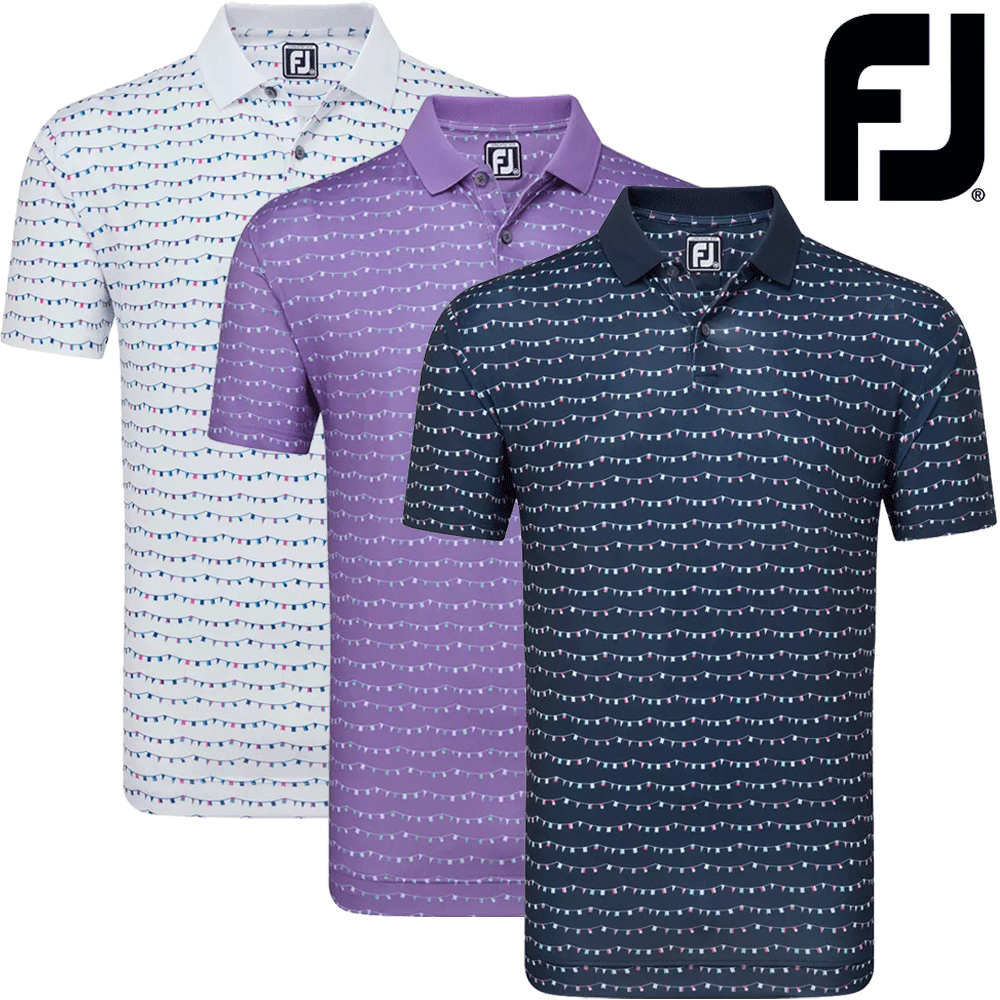 FOOTJOY FLAG BANNER MENS GOLF POLO SHIRTS / ALL COLOURS & SIZES @ 60% ...