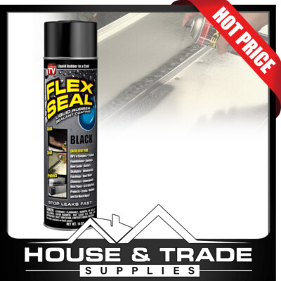 FLEX SEAL Spray Liquid Rubber BLACK 14oz 396gm FSR20 855647003019 ...