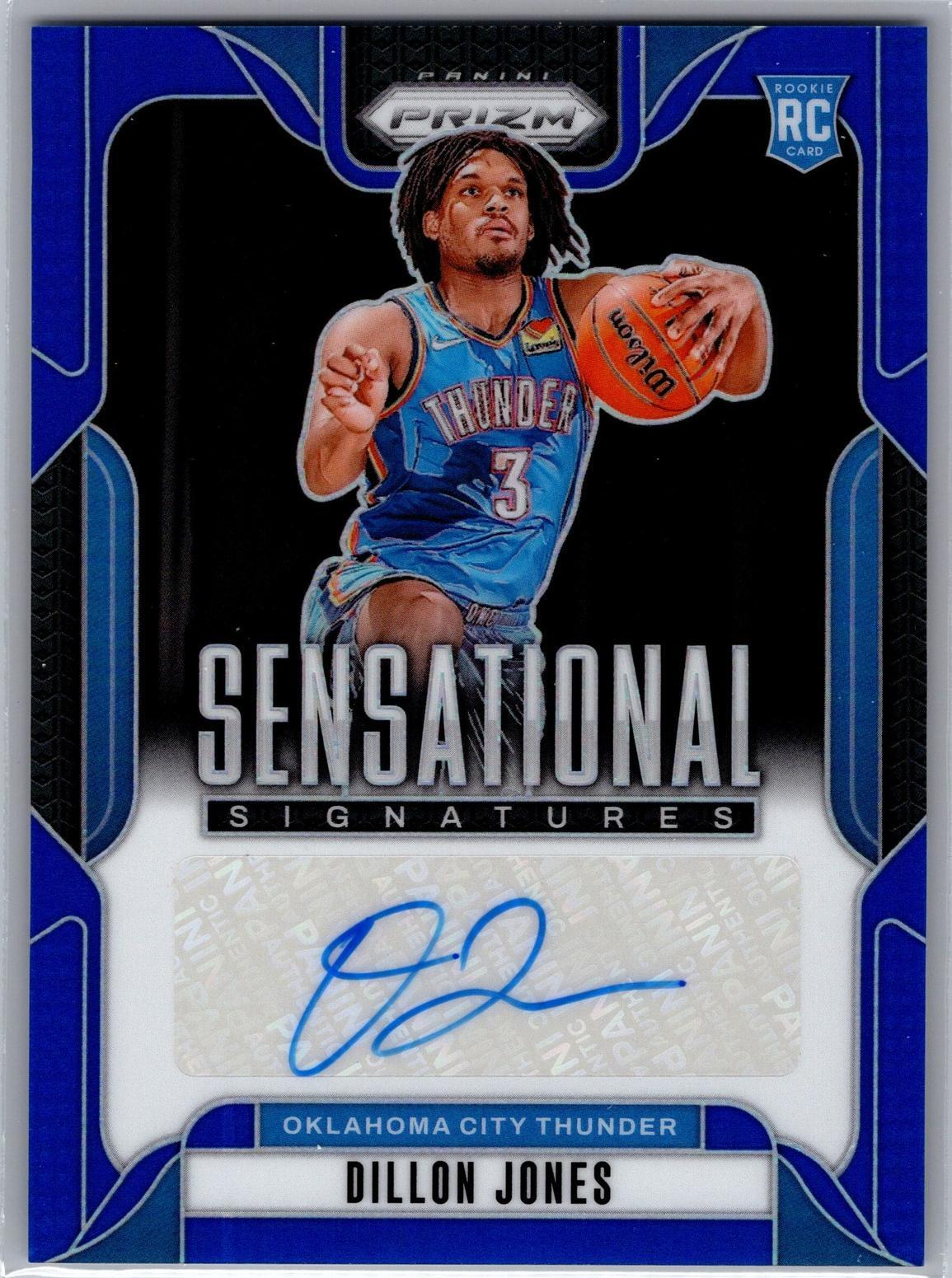 2024-25 Panini Prizm - Sensational Signatures Dillon Jones #SS-DJT Blue ...