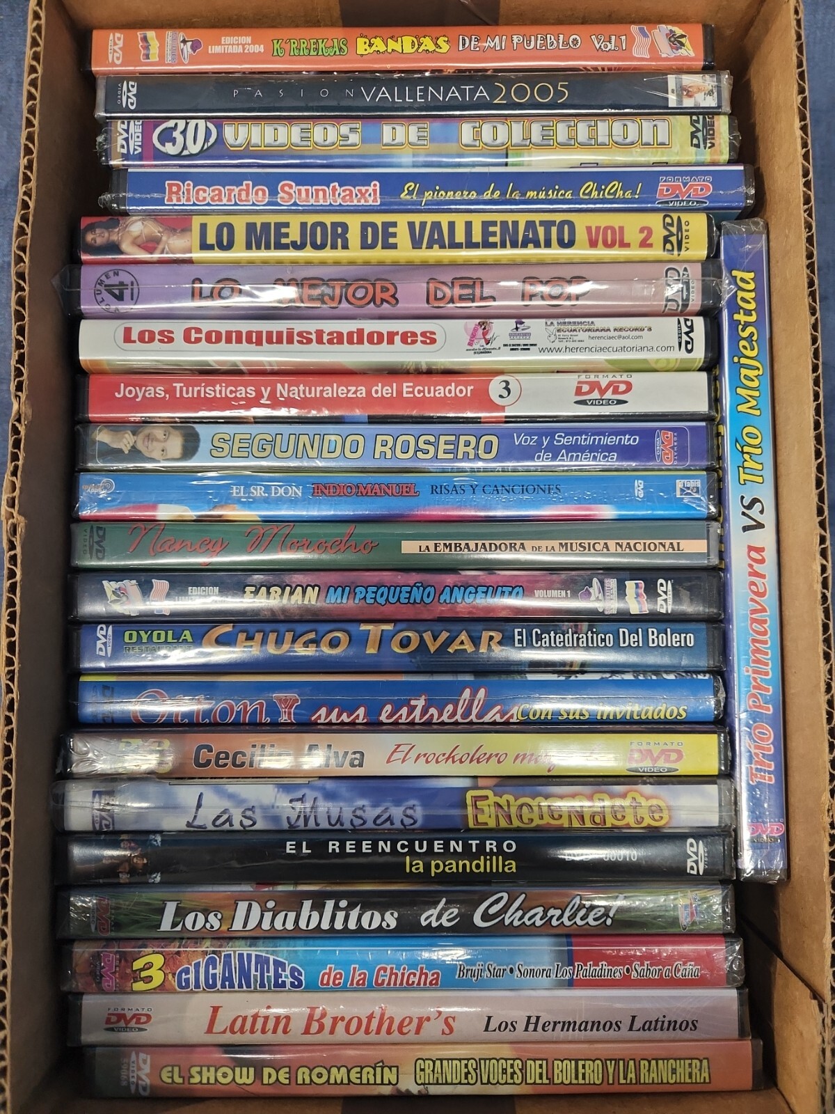 NEW lot of 22 Latin Music Video DVDS Spanish NEW dvdABV | eBay