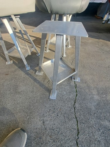 Boat Marine Tracker Aluminum 4 Legged Seat Stand 18" Tall | eBay