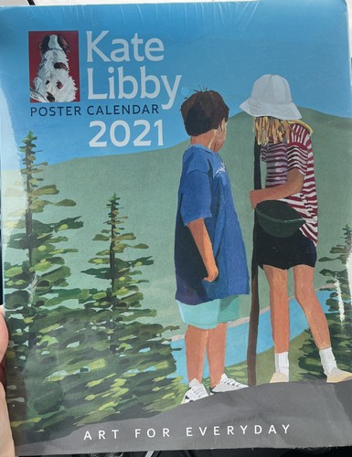 Unopened Kate Libby 2021 poster calendar complete Art for Everyday NWT ...