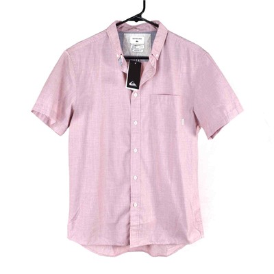 Quicksilver Modern Fit Short Sleeve Button Down Men’s Size S | eBay
