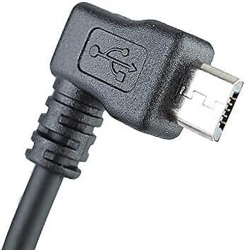 USB 2.0 Cable for Usb-A To USB Micro-B 3 7/8in Right Angle 90 Grad ...
