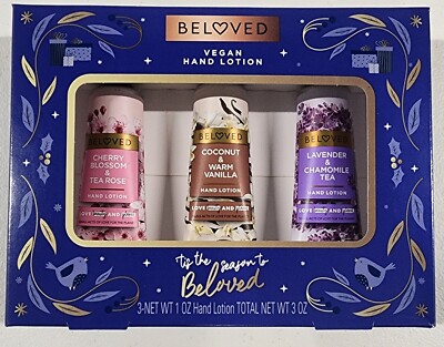Pack of 3 Beloved Love Beauty and Planet Vegan Hand Lotion Variety Gift ...