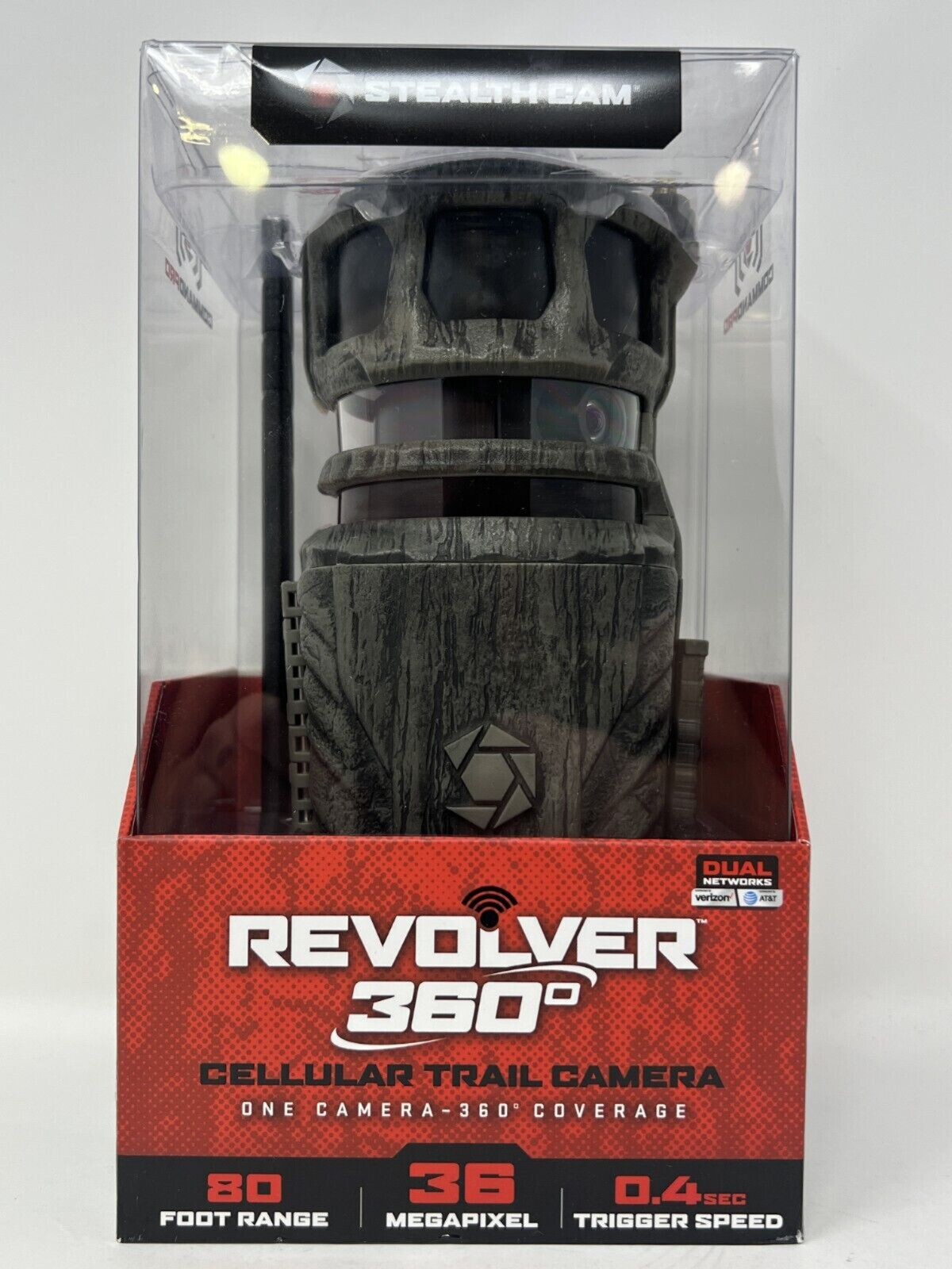 Stealth Cam Revolver 360 Degree Cellular Trail Camera 36MP NEW STC-RVLR ...