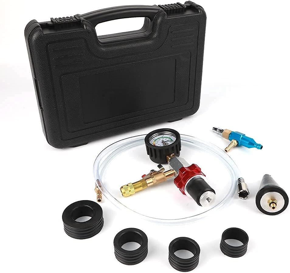 Universal Coolant Vacuum Refill Kit Radiator Coolant Filler Bleeder ...