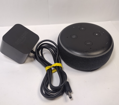 Amazon Echo Dot 3rd Gen Smart Speaker Alexa C78MP8 Black with Power ...