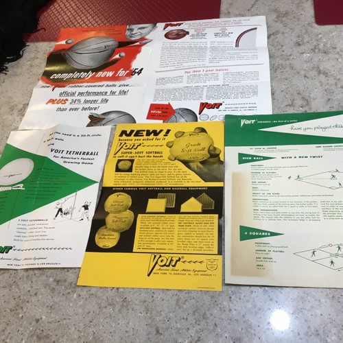 Vintage Advertising Voit Sports Ephemera Collection | eBay