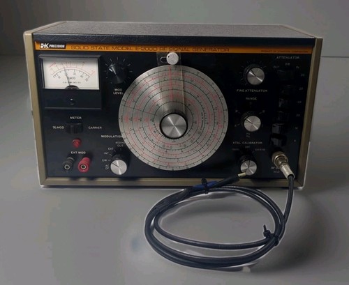 B&K Precision Solid State Model E-200D RF Signal Generator Calibrator ...