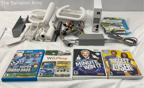 Nintendo Wii Home Console System With 8 Video Games And Accessories ...