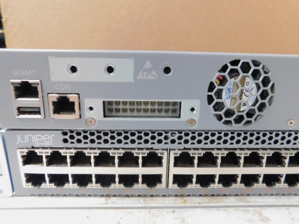 (2) Juniper 48 Port EX3300 PoE+ Switch - EX3300-48P - Lot of 2 - Qty ...