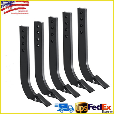 5pcs 16'' Box Blade Shank Scarifier Shanks Teeth 4 Holes Box Scraper ...