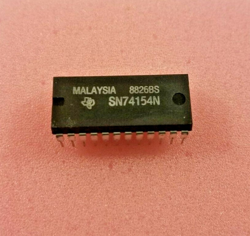 Texas Instruments #SN74154N Decoder/Demultiplexer 1x4:16 24-Pin DIP ...
