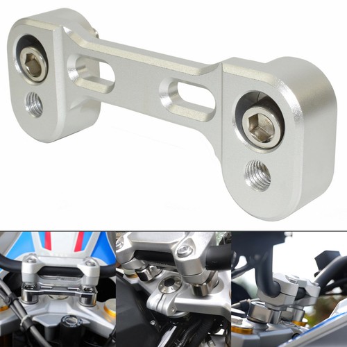 Handlebar Riser Height 20mm,17mm Backward Silver For BMW G310GS G310R G ...